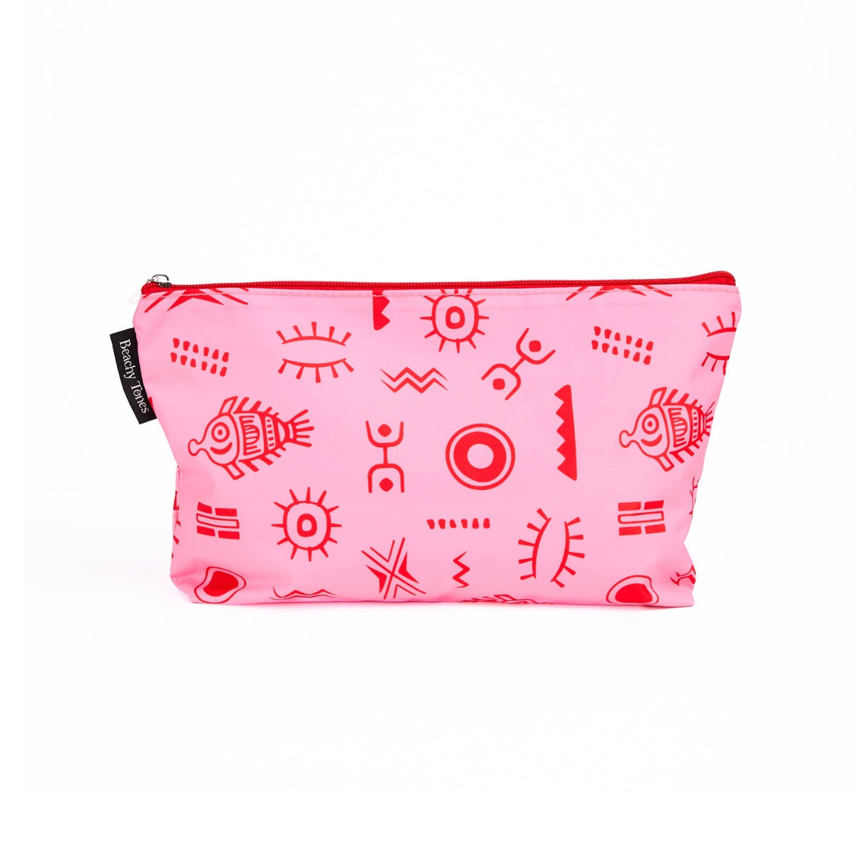 Water-Resistant & Lightweight Zip Beach Pouch - Sweet Ocean – Beachy Tones