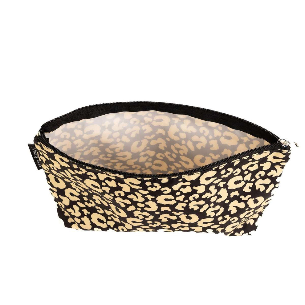 Water-Resistant & Lightweight Zip Beach Pouch - Leopard Print – Beachy ...