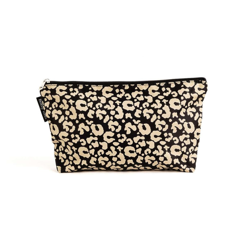 Water-Resistant & Lightweight Zip Beach Pouch - Leopard Print – Beachy ...