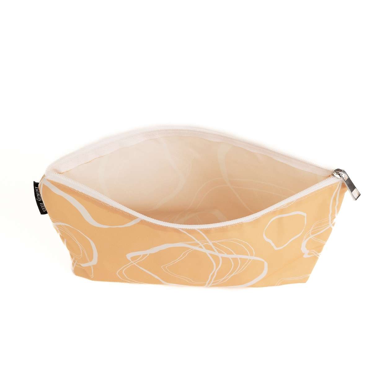 Water-Resistant & Lightweight Zip Beach Pouch - Lines in the Sand ...