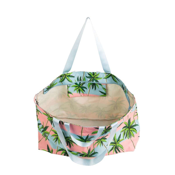Water-Resistant Extra-Large Beach Bag with Zipper - Palm Cove – Beachy ...