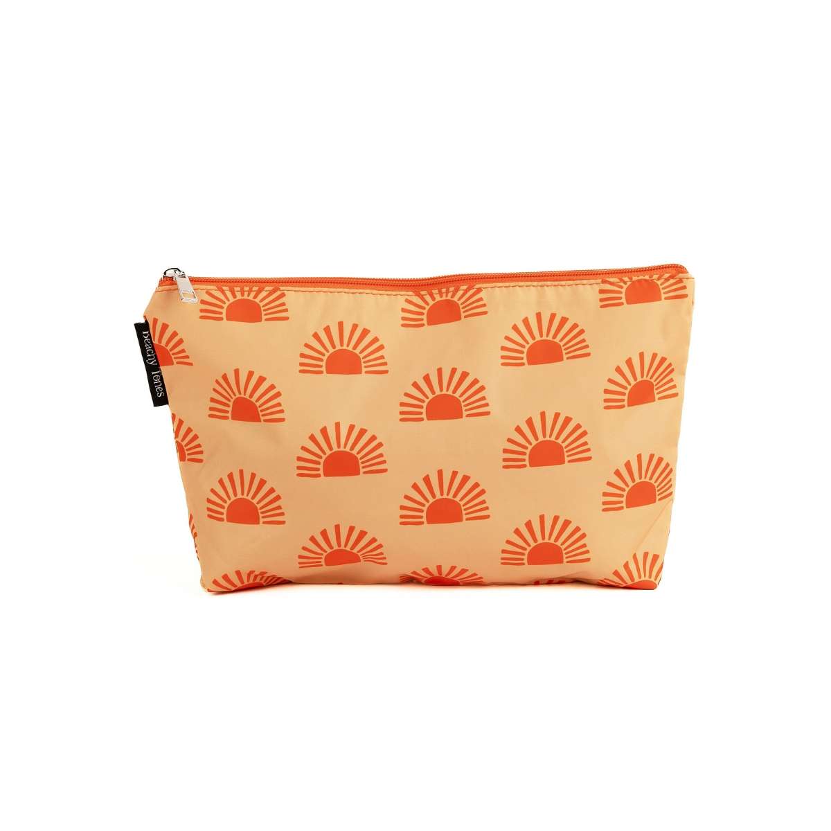 Water-Resistant & Lightweight Zip Beach Pouch - Sunny Days – Beachy Tones