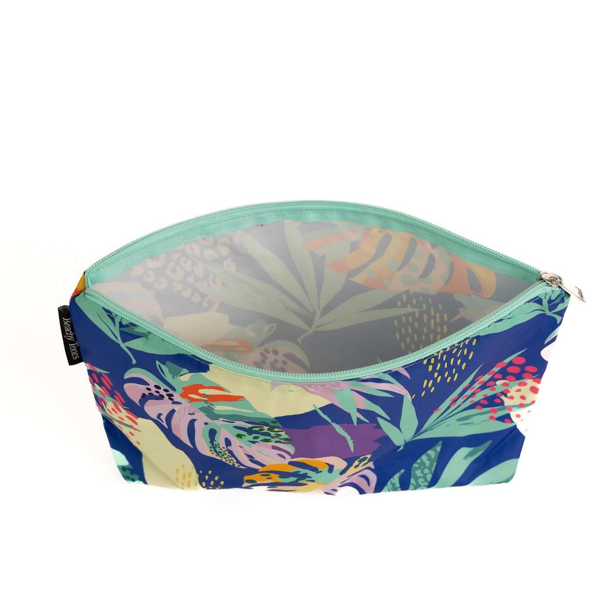 Water-Resistant & Lightweight Zip Beach Pouch - Tropical Paradise ...